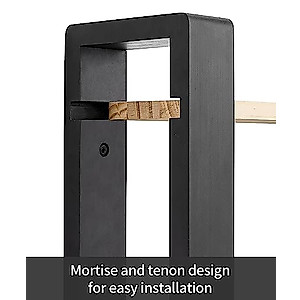 SUMGAR Floating Shelves for Wall Mounted Shelving Unit All Pine Wood 3 Tier Large Shelf for Bedroom Living Room Office Bathroom Home Decoration Storage Plant Photo Display Modern 20in