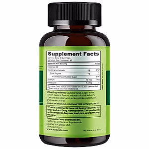 NATURELO Melatonin Gummies – Non-GMO, Gluten-Free, Soy Free - Strawberry Flavor - Gentle Sleep Supplement - 90 Vegetarian Gummies