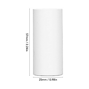 10 Rolls Thermal Paper, 2.24 x 0.98in White Thermal Paper for Portable Bluetooth Pocket Mobile Printer