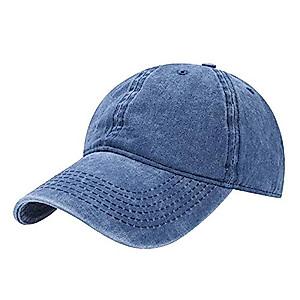 INOGIH Toddlers Baseball Hat Boys, Kids Distressed-Washed Baseball Cap Cotton Hats for 2-8 Years