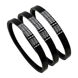 YONQIFON 3 Pack of KT196 Drive Belt for 30 Series Go Kart Drive Belt Fit for Manco 5959 / Comet 203589