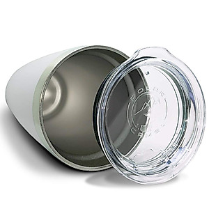 LaserGram 20oz Vacuum Insulated Tumbler Mug, NP Nurse Practitioner, Personalized Engraving Included (White)