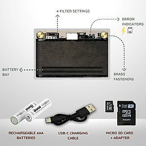 Paper Shoot Camera - 18MP Compact Digital Papershoot Camera Gift for Kid with Four Filters, 10 Sec Video & Timelapse - Includes: 32GB SD Card, 2 Batteries & Camera Case - Zen Matsuba