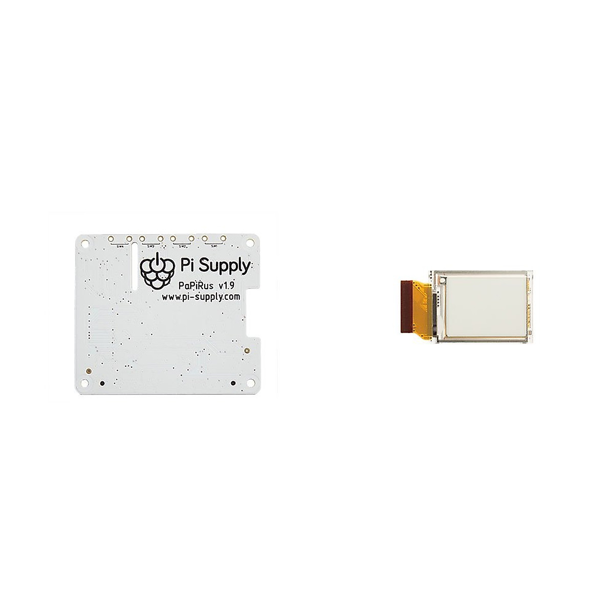 PaPiRus ePaper / eInk Screen HAT for Raspberry Pi - Multi Screen Pack (1.44", 2.0", 2.7")