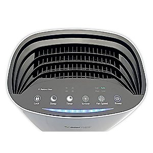 OdorStop HEPA Air Purifier with H13 HEPA Filter, Active Carbon, Multi-Speed, Sleep Mode and Timer (OSAP3600, Bright White)