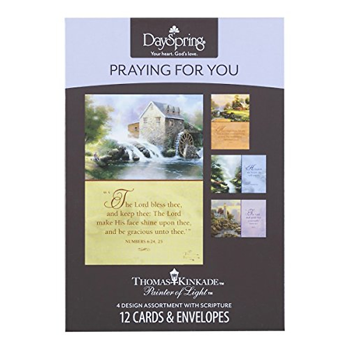Dayspring - Thomas Kinkade - Inspirational Boxed Cards - Praying for You - Painter of Light