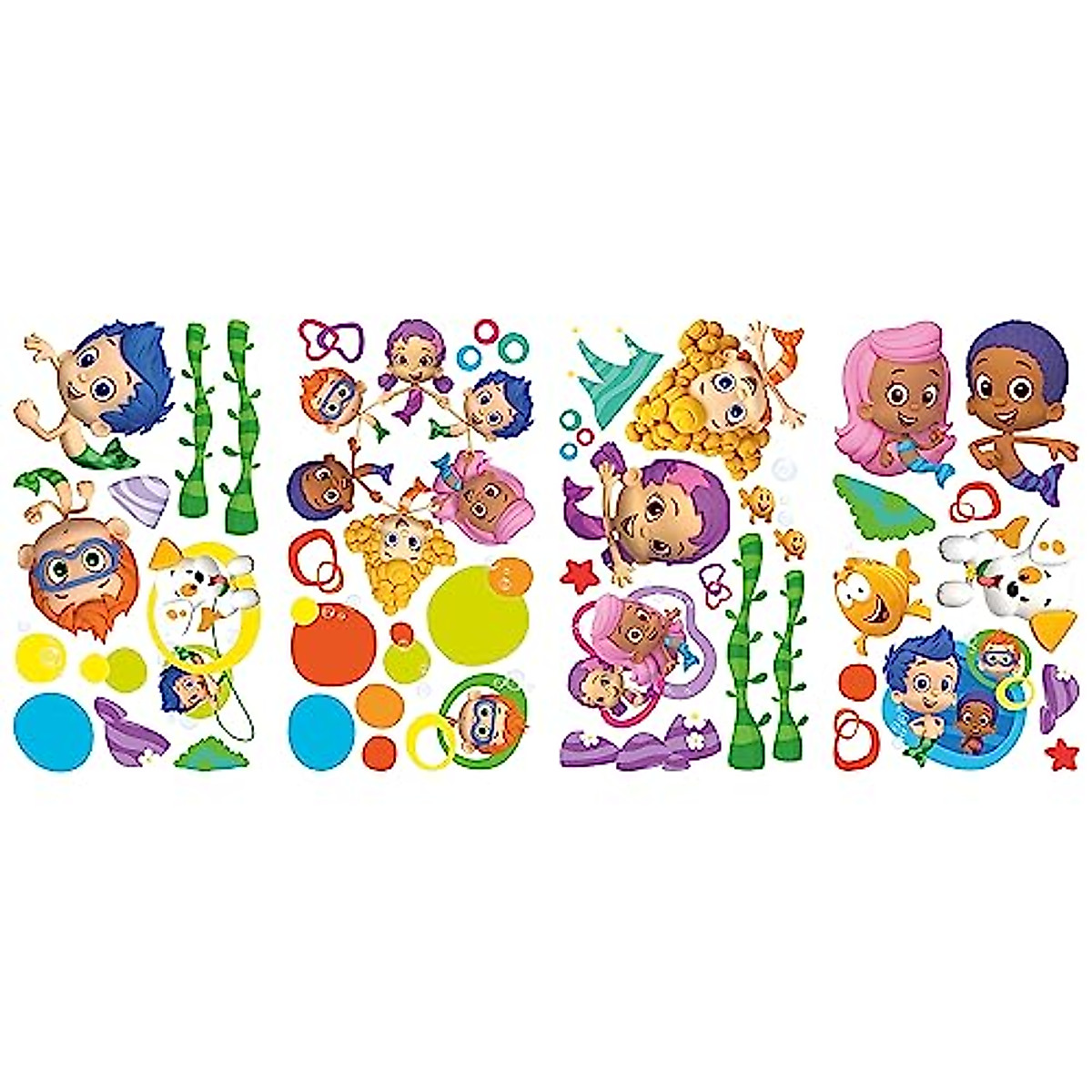 RoomMates RMK2404SCS Bubble Guppies Peel and Stick Wall Decals