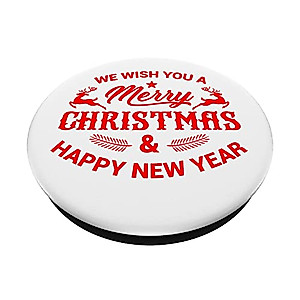 CHRISTMAS DECO NEW YEAR'S EVE GREETINGS WOMENS MENS KIDS PopSockets Swappable PopGrip