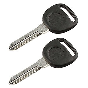 Uncut Non Transponder Ignition Key fits Buick/Chevy/GMC/Hummer/Isuzu/Oldsmobile/Pontiac No Chip, Set of 2