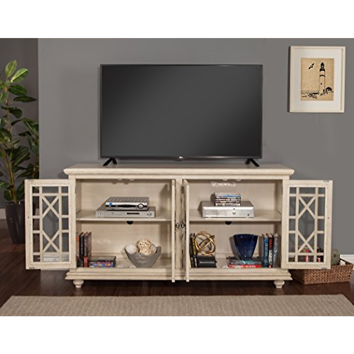 Martin Svensson Home Orsey 63" TV Stand, Antique White