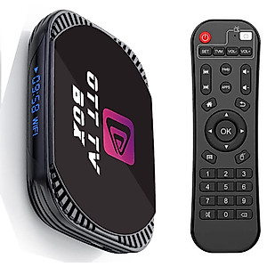 Android 11.0 TV Box 4GB RAM 32GB ROM TV Box MXIII Pro X4 Amlogic S905X4 64-bit Quad Core with Dual Wi-Fi 2.4G/5.0G, BT 4.0/ 3D Ultra HD 8K/ H.265/ 1000M LAN/USB 3.0 Smart TV Box