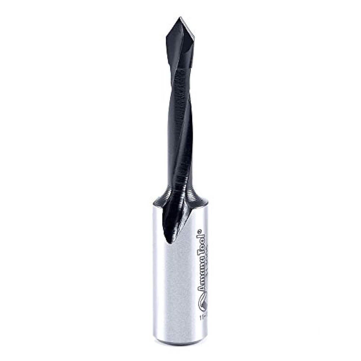 Amana Tool - 313005 Carbide Tipped Through-Hole Boring Bit R/H 5mm Dia x 57mm Long x 10mm