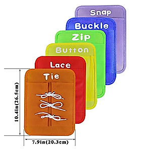 LST LISKTO Preschool Early Educational Toy Dress Learning Boards & STEM Educational Learning Toy Busy Board Dress Learning Toys