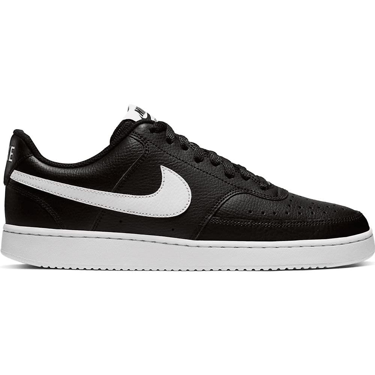 Nike Men's Court Vision Low Sneaker, Black/White-Photon Dust, 8 Regular US