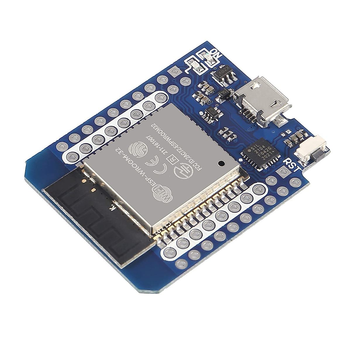 6Pcs ESP32 D1 Mini NodeMCU D1 Board MH-ET Live MiniKit for ESP32 WiFi Module Bluetooth Internet of Development Board Based ESP8266 Fully Functional with Pins for WeMos D1 DIY Kit