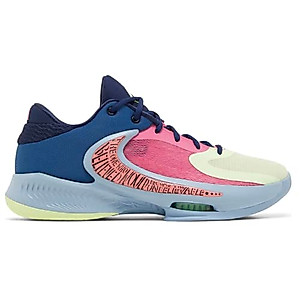 Nike Men's Zoom Freak 4 Basketball Shoes, Dark Marina Blue/Pink Gaze/Midnight Navy/Barely Vol, 12.5 M US