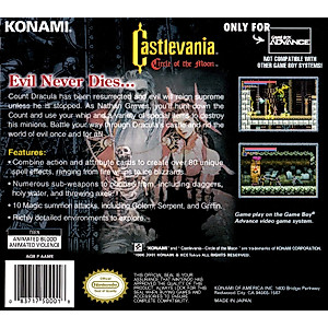 Castlevania: Circle of the Moon - Game Boy Advance