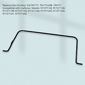 532194177 / 194177X428 Lawn Mower Bail Control Bar for Husqvarna, Poulan, Murray, Craftsman, A-riens Walk Behind Lawn Mower 532138059 532195574 (13 5/8" x 6 5/8")