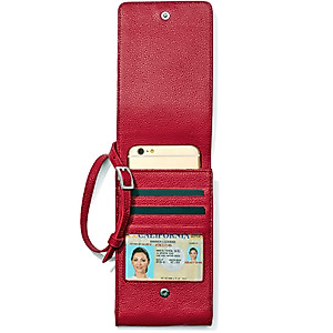 Brighton Pretty Tough Rox Phone Organizer - LIPSTICK RED [ 4"X 7" X 1"]