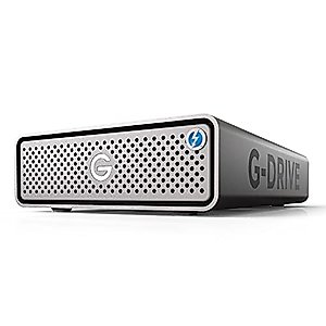 SanDisk Professional 12TB G-DRIVE PRO - Enterprise-Class Desktop Hard Drive, Thunderbolt 3, USB-C, 7200RPM Ultrastar Drive Inside - SDPH51J-012T-NBAAD