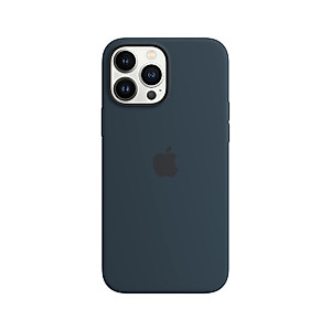 Apple iPhone 13 Pro Max Silicone Case with MagSafe – Abyss Blue