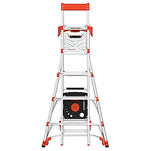 Little Giant Ladders, Select Step, 6-10 Foot, Stepladder, Aluminum, Type 1A, 300 Lbs weight rating (15109-001)