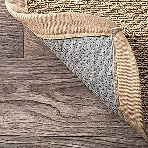 nuLOOM Elijah Natural Seagrass Farmhouse Area Rug, 6' x 9', Beige