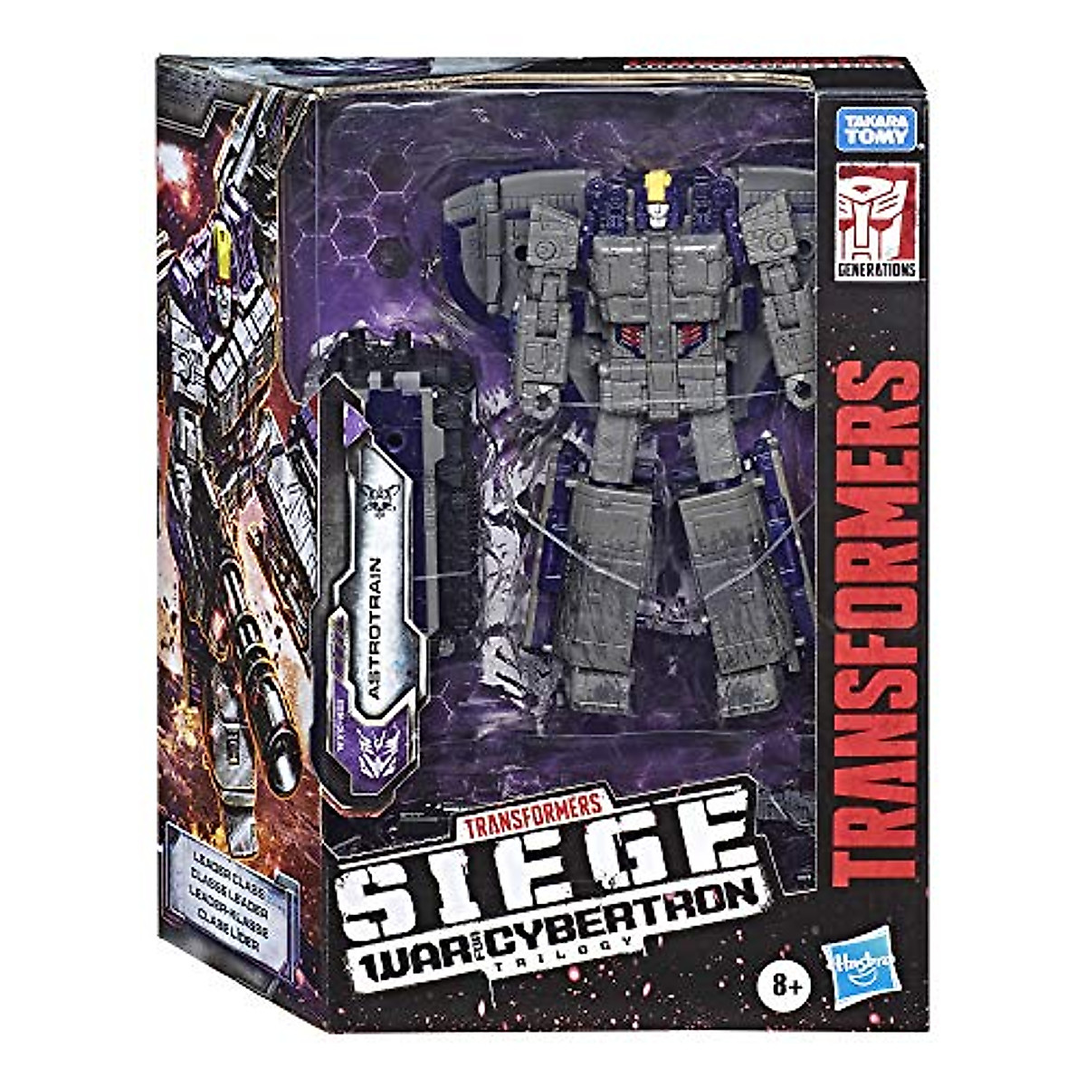 Transformers Toys Generations War for Cybertron Leader Wfc-S51 Astrotrain Triple Changer Action Figure - Kids Ages 8 & Up, 7"