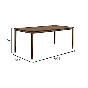 Coaster Furniture Wethersfield Clipped Corner Medium Walnut Dining Table 109841