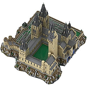 House Building Kit Modular Buildings MOC-30884 Castle Architecture Building Set(Extension Part B) Street View Building Blocks Model Compatible with L-e-g-o（12844 Pcs）