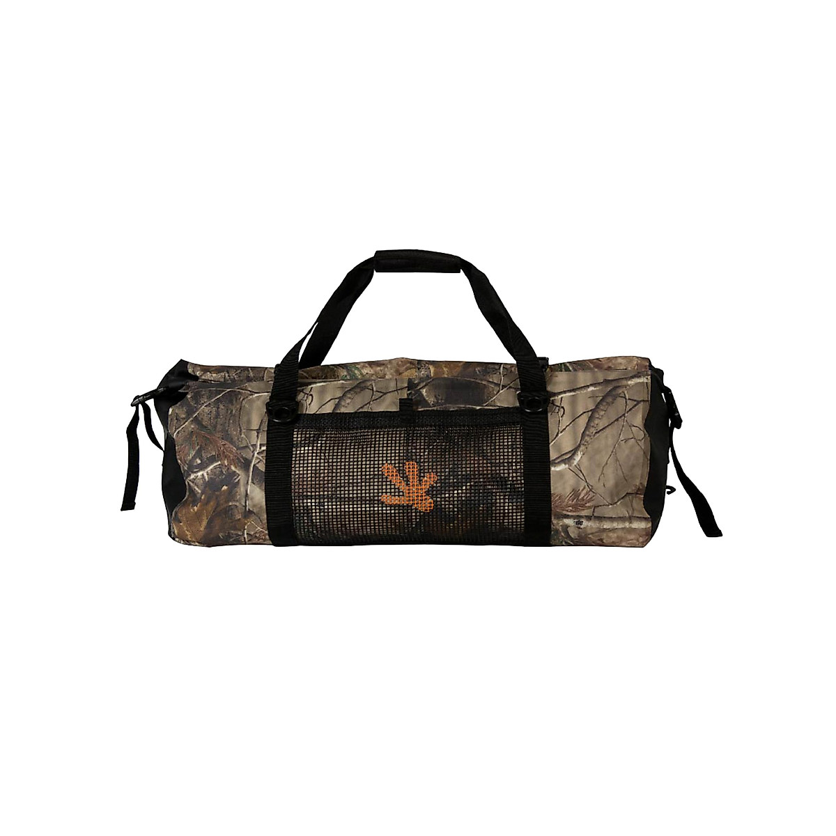 geckobrands Waterproof 50L Tarpaulin PVC Duffel Bag, Dry Bag, Shoulder Strap, 3 Interior Pocketsl, Realtree Edge Camo