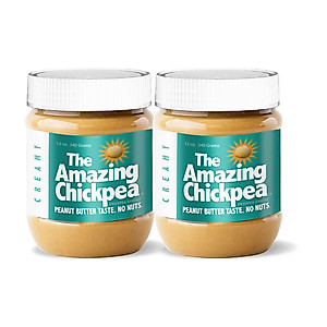 Chickpea Butter Spread - Creamy (12 Oz 2 Pack Combo)