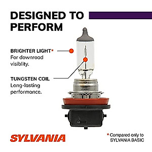 SYLVANIA - H11 XtraVision - High Performance Halogen Headlight Bulb, High Beam, Low Beam and Fog Replacement Bulb (Contains 2 Bulbs)