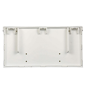 Architectural Mailboxes Windsor Plastic Wall Mount Mailbox, WMH00WAM, White, Small Capacity