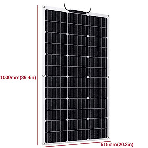 DSJ Flexible Solar System Solar Panel Kit - 600W 18V Solar Panel Complete Rv Car Battery Solar Charger