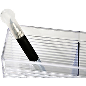 NT Cutter Aluminum Die-Cast Holder Cushioned Grip Art Knife, 1 Knife (D-500GP)