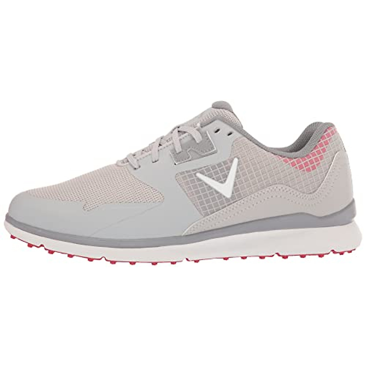 Callaway Men's Oceanside v2 Golf Shoe, Grey/Red, 10.5 Wide