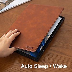 CoBak Case for Samsung Galaxy Tab A8 10.5 Inch 2022, Multi-Viewing Angles, All New PU Leather Smart Cover with Auto Sleep Wake Feature for Samsung Galaxy Tab A8 Tablet,Daffodil Yellow