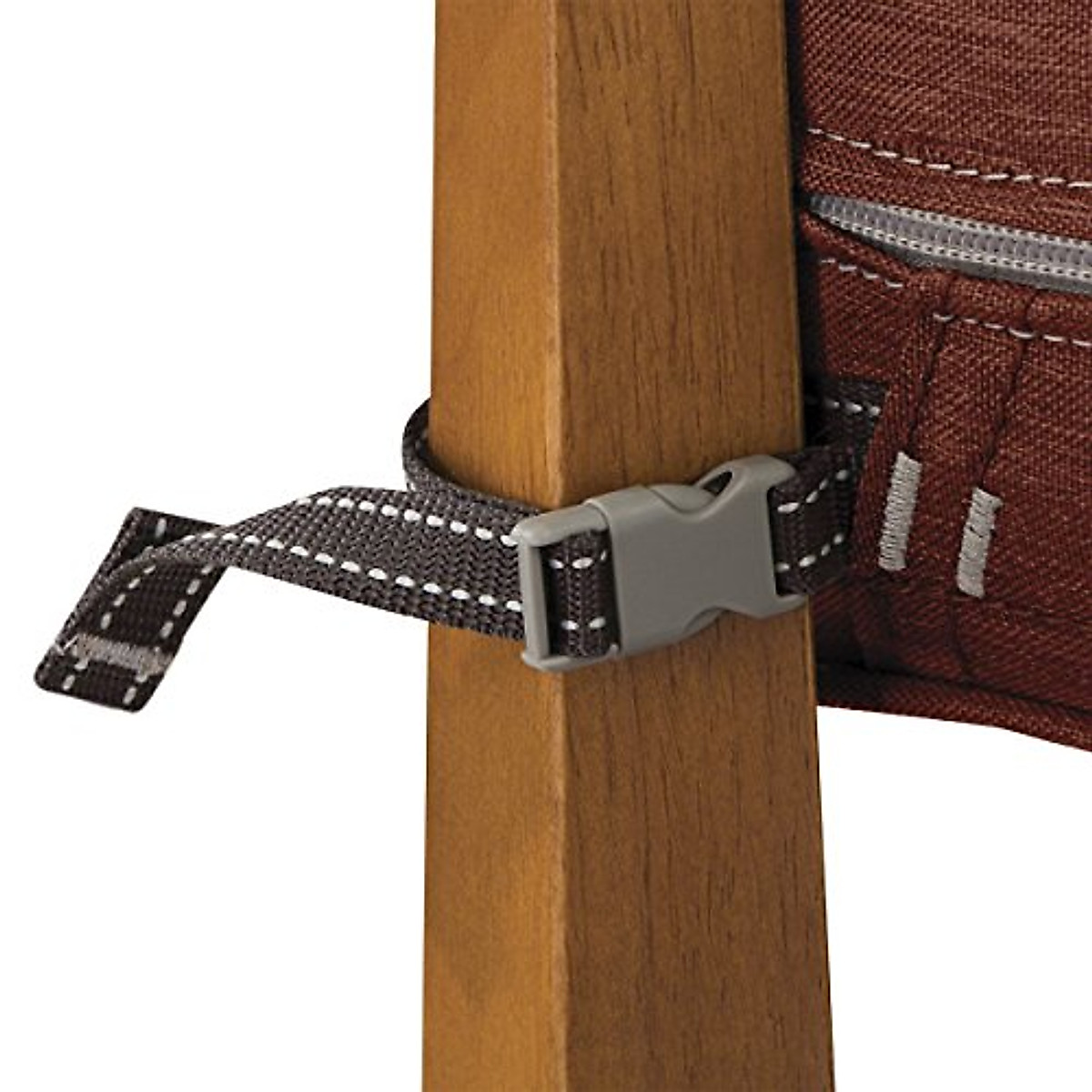 Classic Accessories Montlake FadeSafe Water-Resistant 25 x 25 x 5 Inch Square Outdoor Seat Cushion Slip Cover, Patio Furniture Chair Cushion Cover, Heather Henna Red, Patio Furniture Cushion Covers