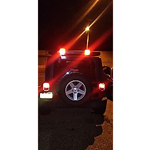 MECMO 56407 4-Pin Trailer Wiring Harness for 2018-2023 Jeep Wrangler JL/JLU, 2020-2023 Jeep Gladiator JT, 19-23 Jeep Wrangler Unlimited, Towing Hitch Wiring for JL Trailer Light Connect