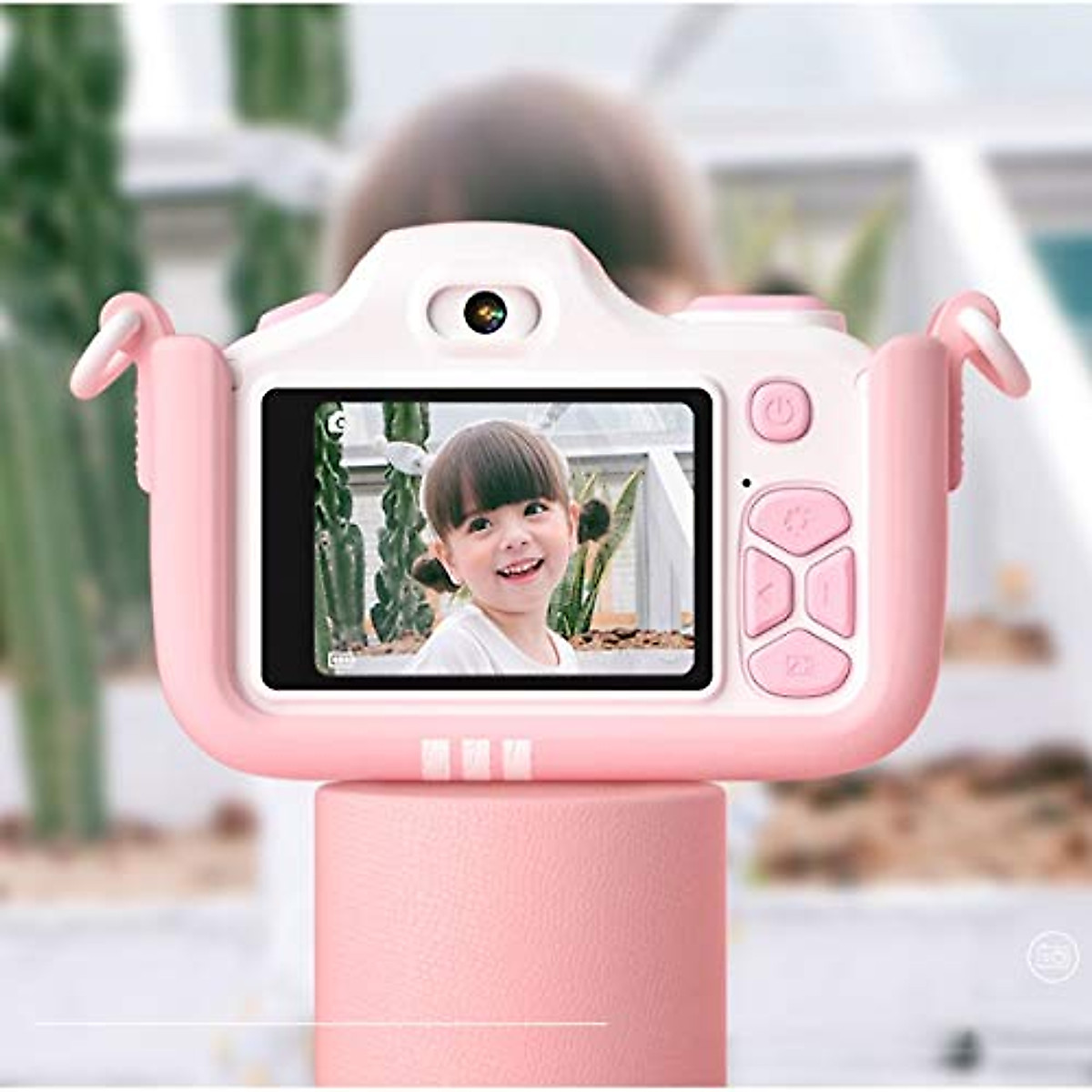 LKYBOA Children's Camera Digital Camera SLR Mini Cartoon HD Camera 6-7 Years Old 9 Gifts (Color : B)