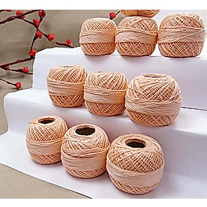 S2J Lot of 10 Pcs Cotton Thread Anchor Crochet Tatting Embroidery Ball Yarn