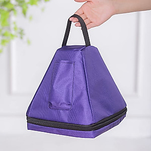 LYLFcrystalbowl 6inch Crystal Singing Bowl Triangle Crystal Singing Pyramid with bag Free Mallet