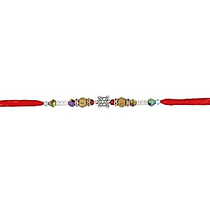 ARTISENIA Silver Turtle Rakhi for Brother Raksha Bandhan Rakhi Thread Wrist bands for Loving Brother Sister | Rakshabandhan Rakhi for Brother bhabhi