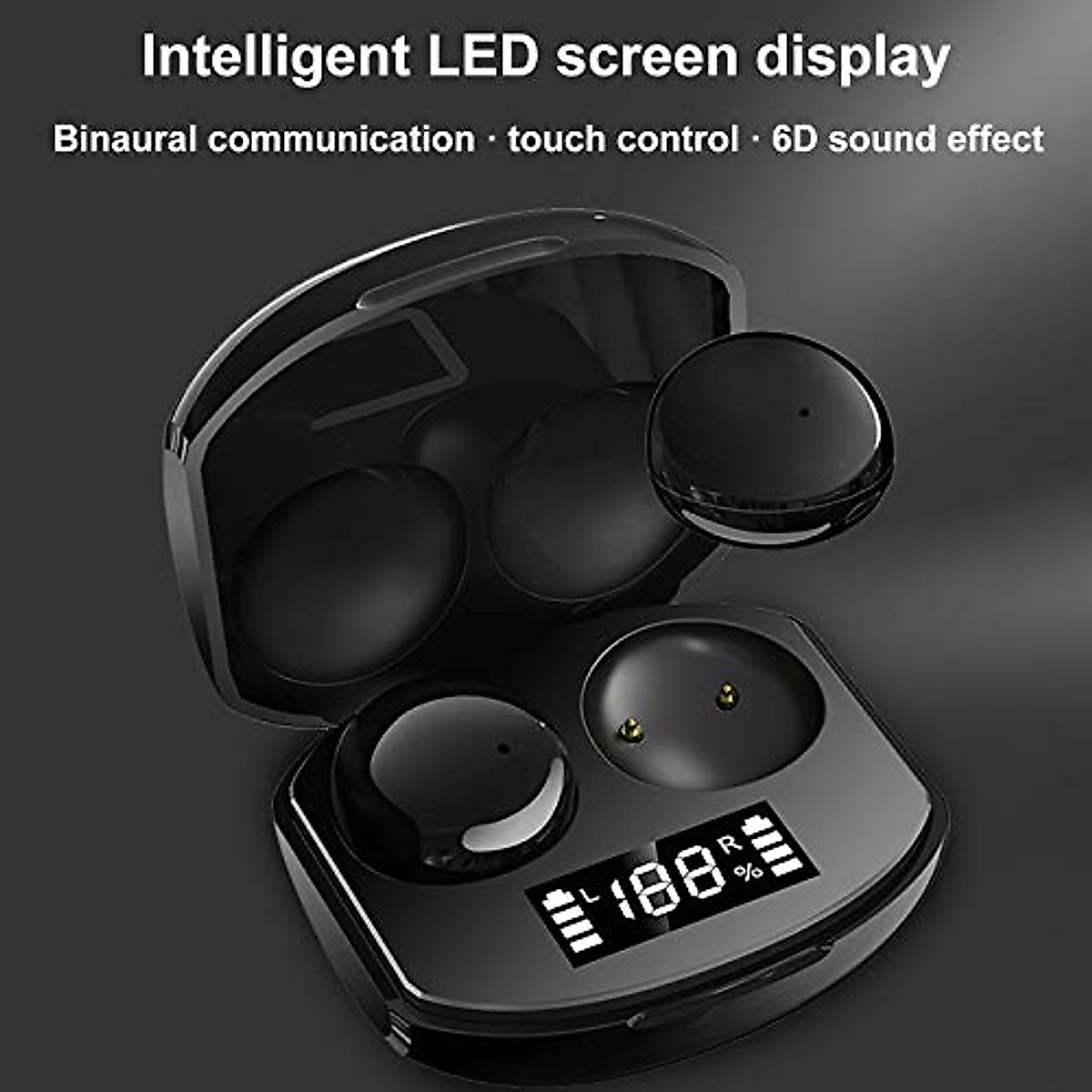 #t0S370 Bluetooth 5 0 Wireless Girl Fashion Sports Earbuds Mini Twins Earphone Mic