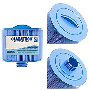 Clarathon Replacement Filter for 2013+ Bullfrog Spa - 10-2870 Blue Media with Longer Threaded Fitting