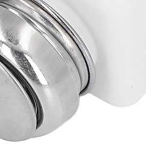 200ml Press Type Solvent Dispenser, ESD Anti Static Bottle with Stainless Steel Lid Liquid Pumping Empty for Alcohol Makeup Remover (White)