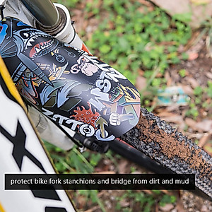 Pilipane Road Mountain Bike Bicycle Rear Wheel Tire Mudguards Mud Guard Accessory,Bike, Easy to Install for Outdoor Cycling, Bike, Road Mountain Bike Bicycle Rear Wheelbicycle Mudguard bicy
