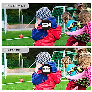 GIENEX Kids Toy Gift Camera for 4-9 Years Old Boys and Girls, 1080P HD Child Camera, Digital Gift for Kids Camera with 2.3 Inch LCD Display