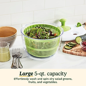 Cuisinart CTG-00-SAS 5-Quart Salad Spinner, White